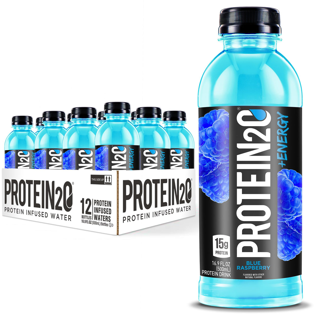 Blueberry Raspberry Protein Infused Water | KeysNutrition